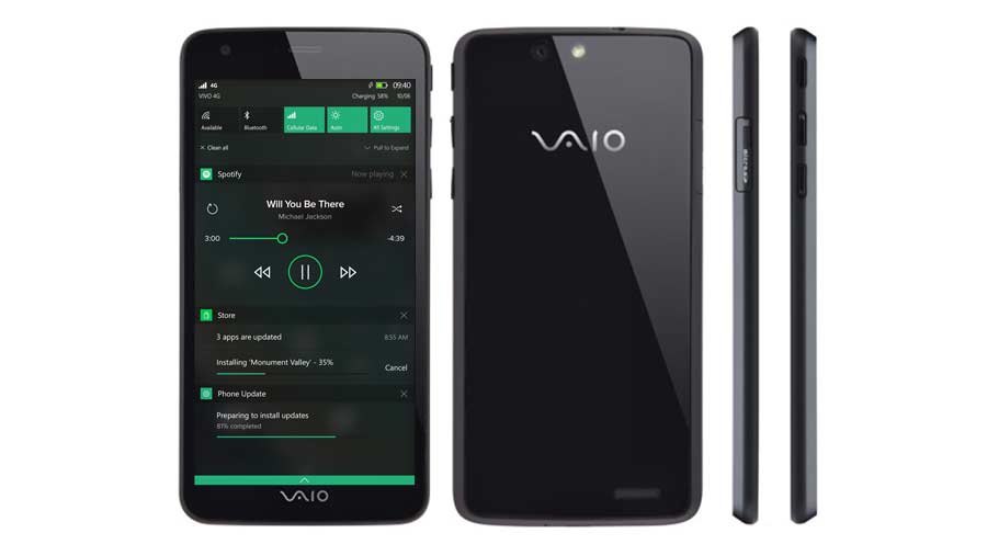 Former Sony brand VAIO to launch Windows 10 Mobile Phone