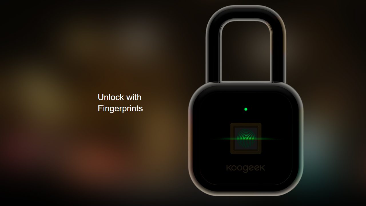 Koogeek outs smart padlock with fingerprint support Koogeek outs smart padlock with fingerprint support