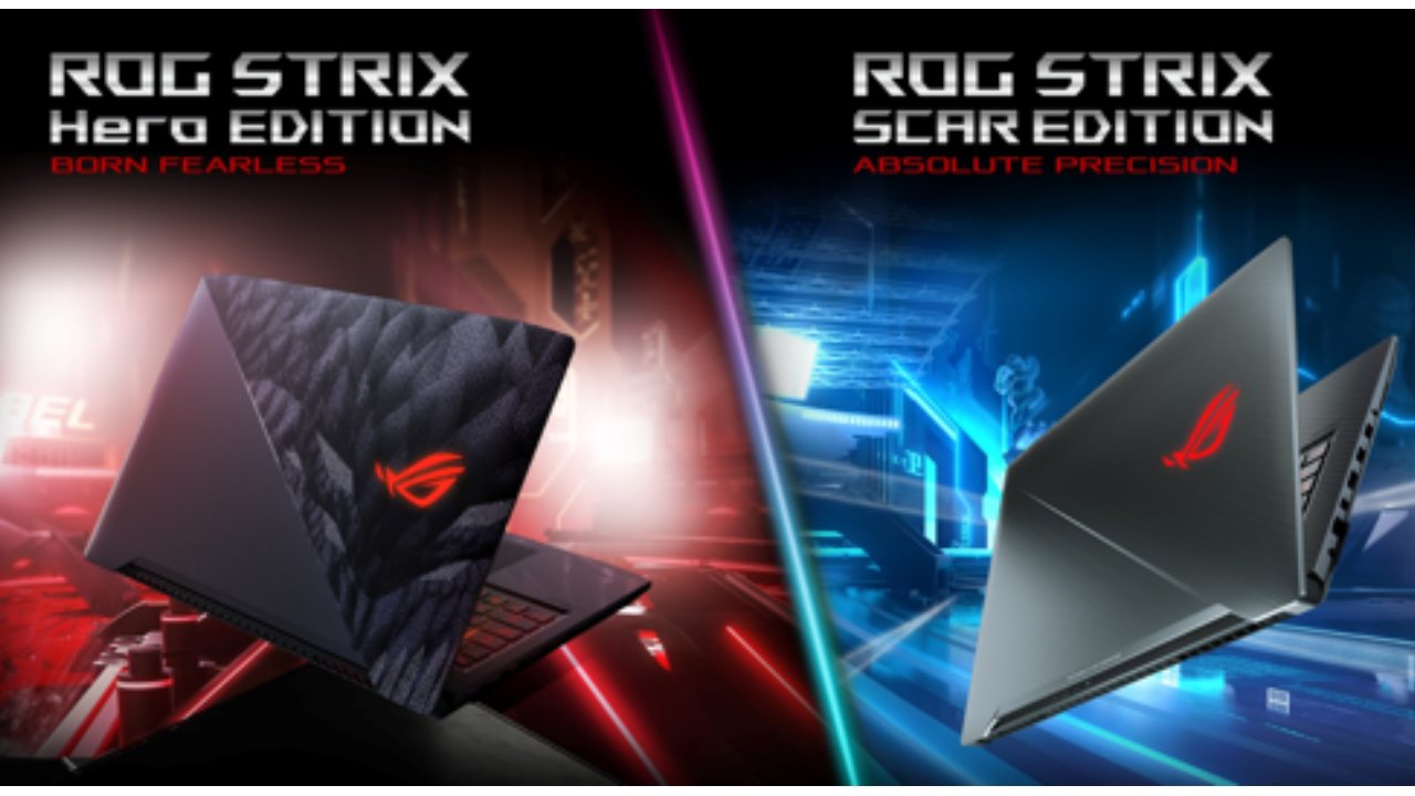 ASUS ROG unveils 8th Generation 6-Core 12-Thread Powered Gaming Laptops
