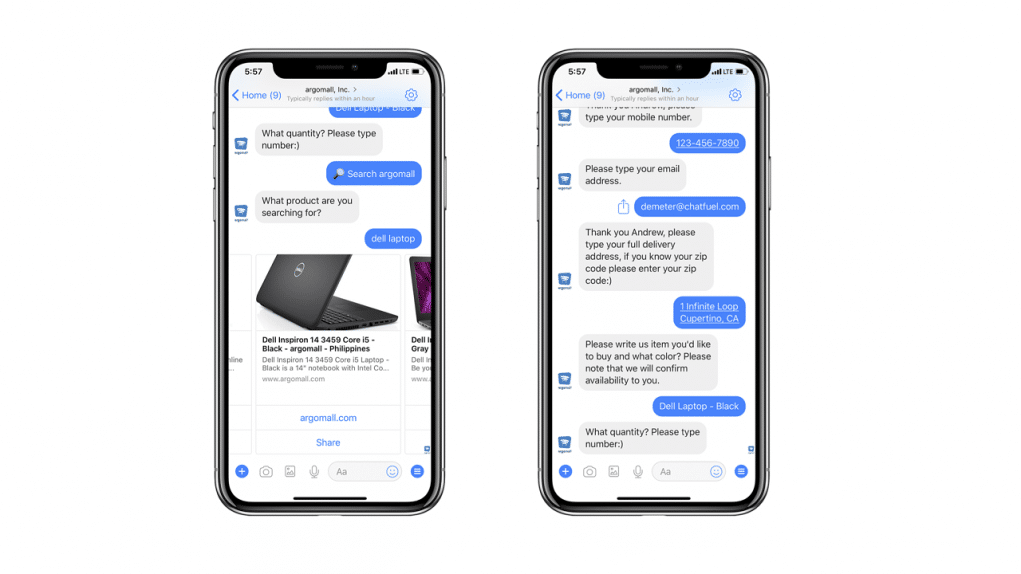 Argomall ranked first in a U.S. website list of e-commerce chatbots