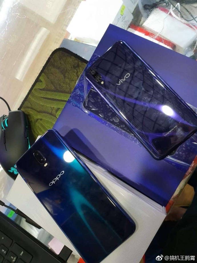 Vivo X23 live images surfaced, shows a smaller notch display