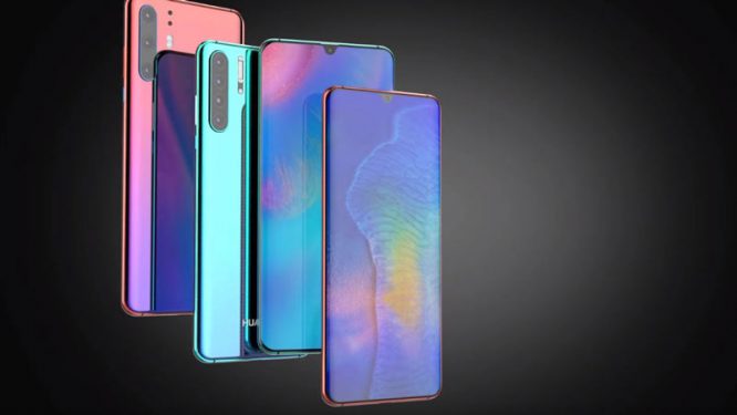 Huawei P30, P30 PRO photo renders show Quad Cameras and 5G specs