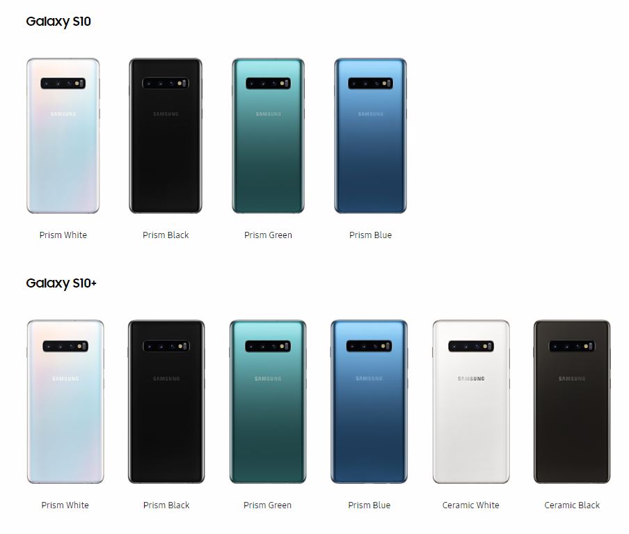 Galaxy S10 and S10+ colors – ManilaShaker Philippines | Tech Reviews ...