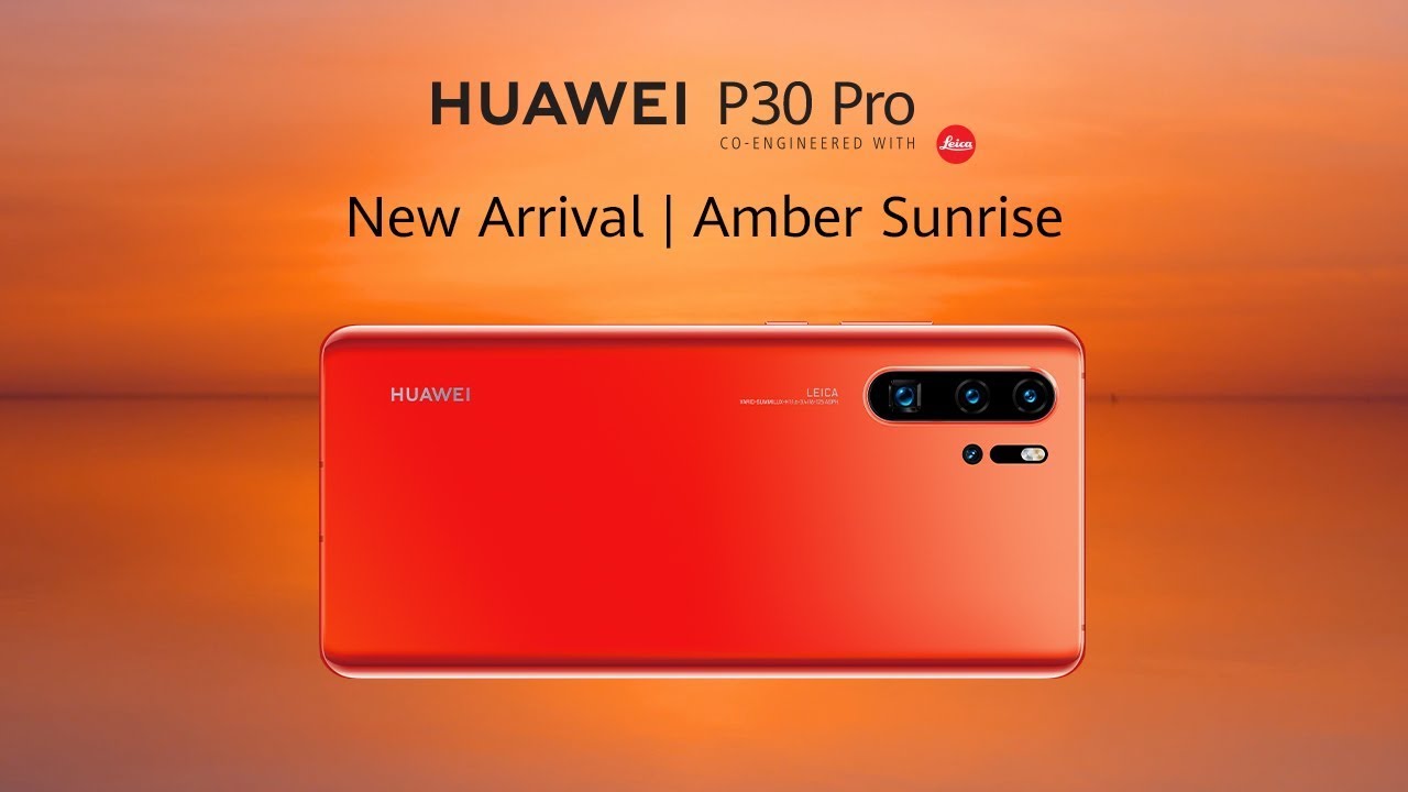 Huawei P30 Pro “Amber Sunrise” Arrives in the Philippines for P55,990 ...