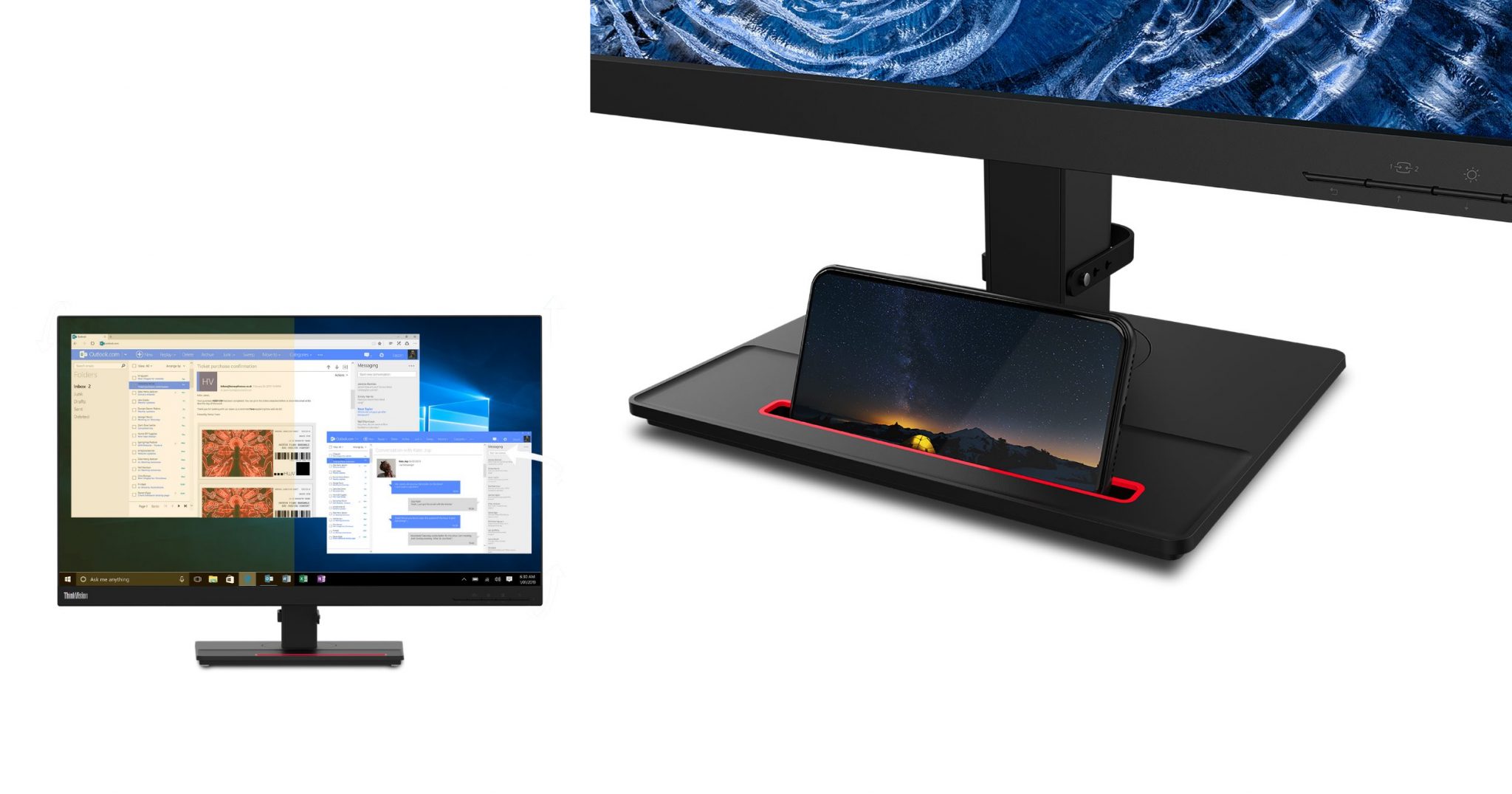 New ThinkVision Monitors Offer Eye Protection, Phone Holder for ₱8850 Price