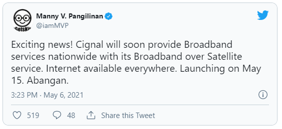Cignal Launching Broadband over Satellite service in the Philippines on ...
