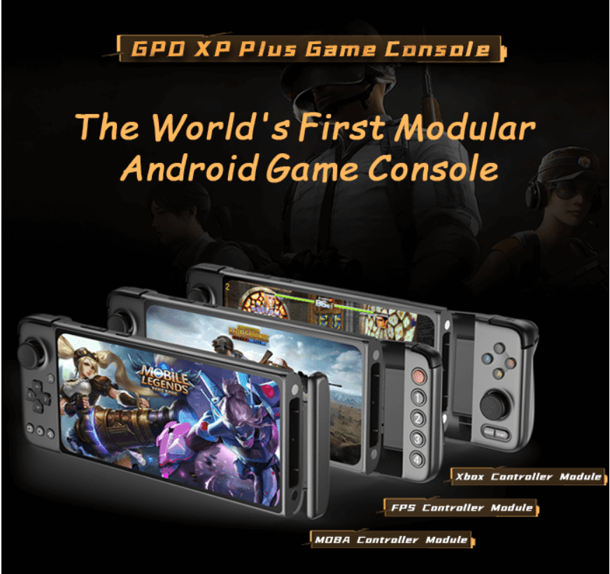 GPD XP Plus gaming console with removable controllers now official
