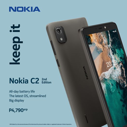 Nokia C2 2nd Edition now available in the Philippines