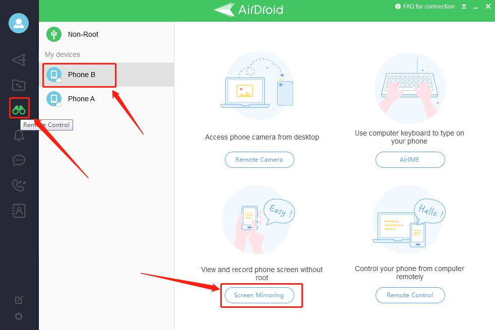 AIRDROID - Manage your Android Devices from your PC