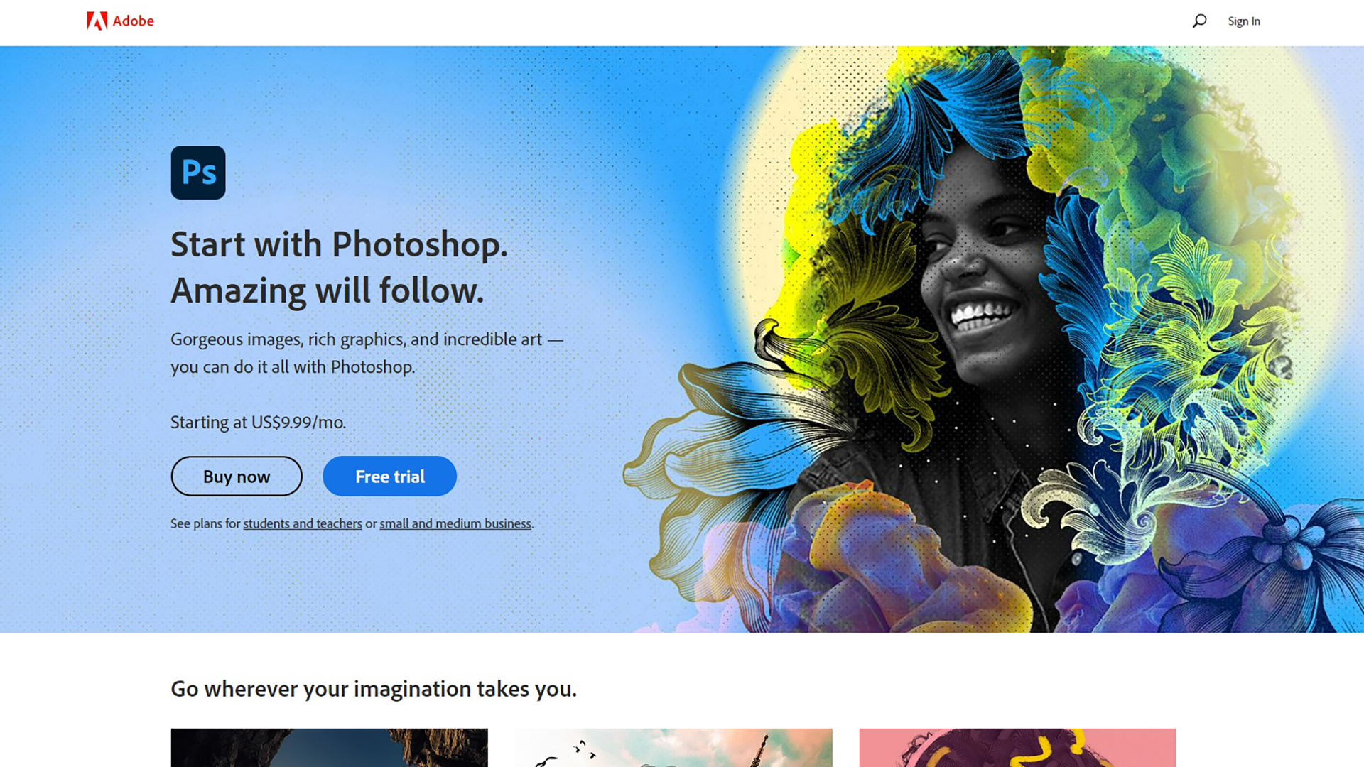 FREE Adobe Photoshop is coming on your way!