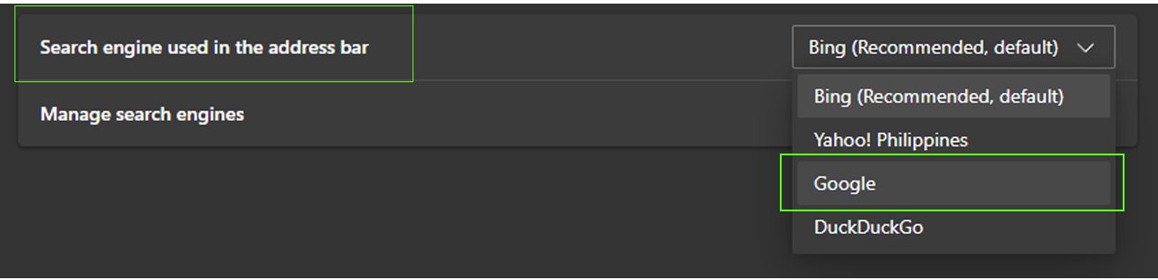 How to Change Microsoft Edge to Search Google Instead of Bing