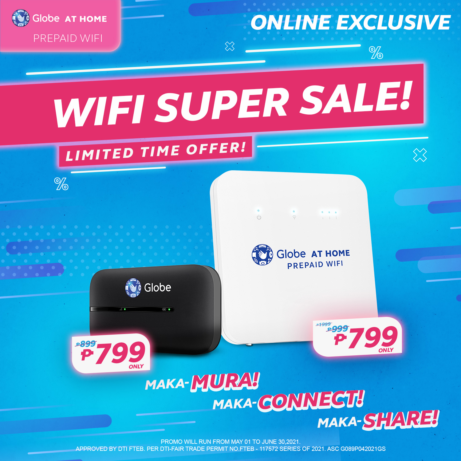 Promo for Filipino Families with Globe at Home Prepaid