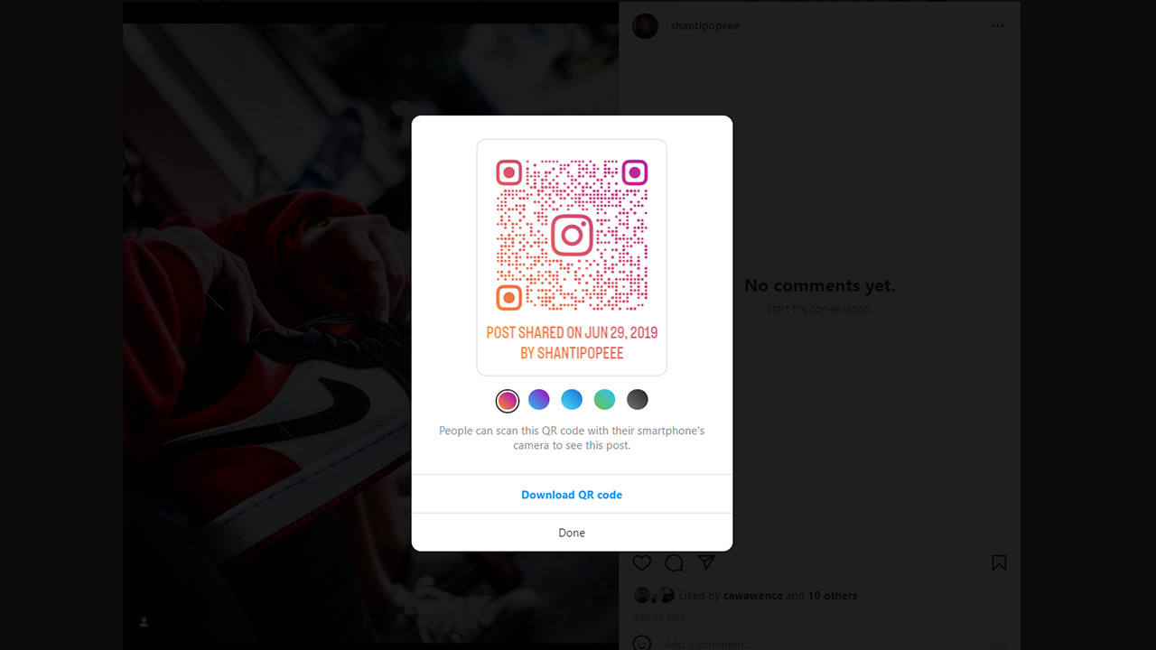 Recently, Instagram Quietly Introduced QR Codes for Postings.