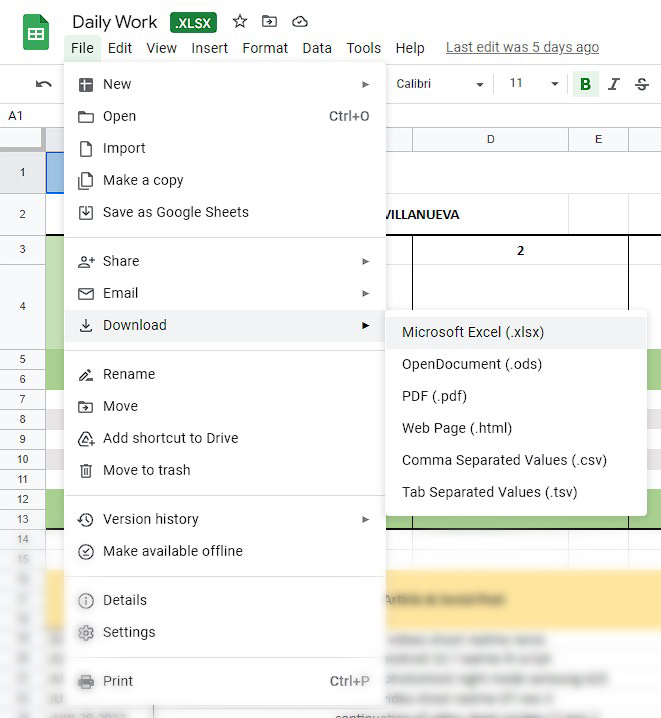 A Guide to Open An Excel File to Google Sheets