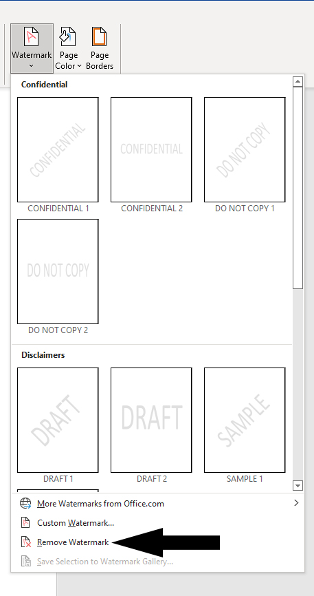 How to Remove a Watermark in Microsoft Word