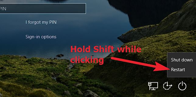 Three Ways to Access the Windows 10 and 8 Boot Options Menu