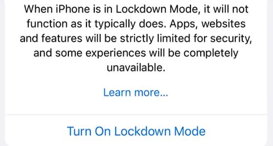 How to Use Lockdown Mode on iPhone, iPad, and Mac