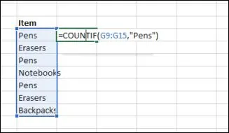 How to Use the COUNTIF Formula in Microsoft Excel