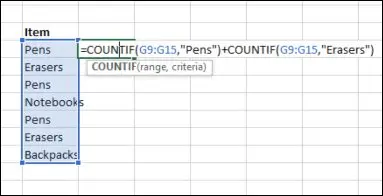 How to Use the COUNTIF Formula in Microsoft Excel