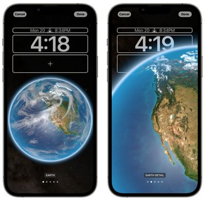 List of Customizable Features on Apple iOS 16 Lockscreen