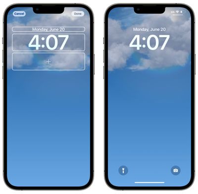List of Customizable Features on Apple iOS 16 Lockscreen