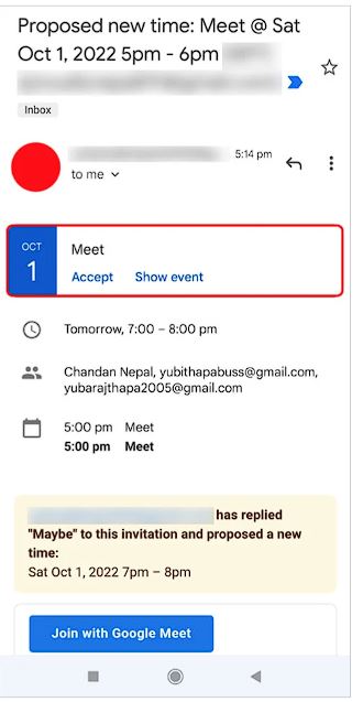 How to Propose a New Time in Google Calendar