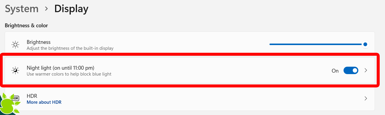 How to Enable Windows 10 and 11 Night Light