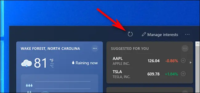 How to Restore the Windows 10 Taskbar Weather Widget