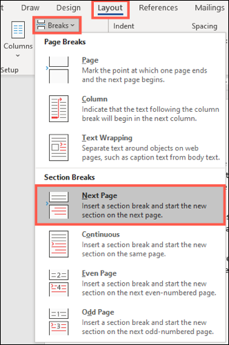 How to Create Word Document with One Page Landscape