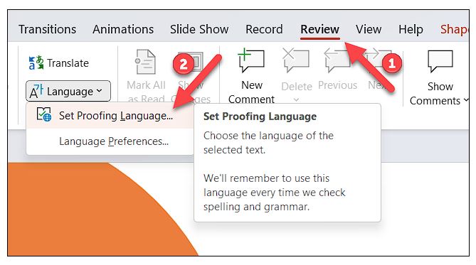 How to Change Language in Microsoft PowerPoint