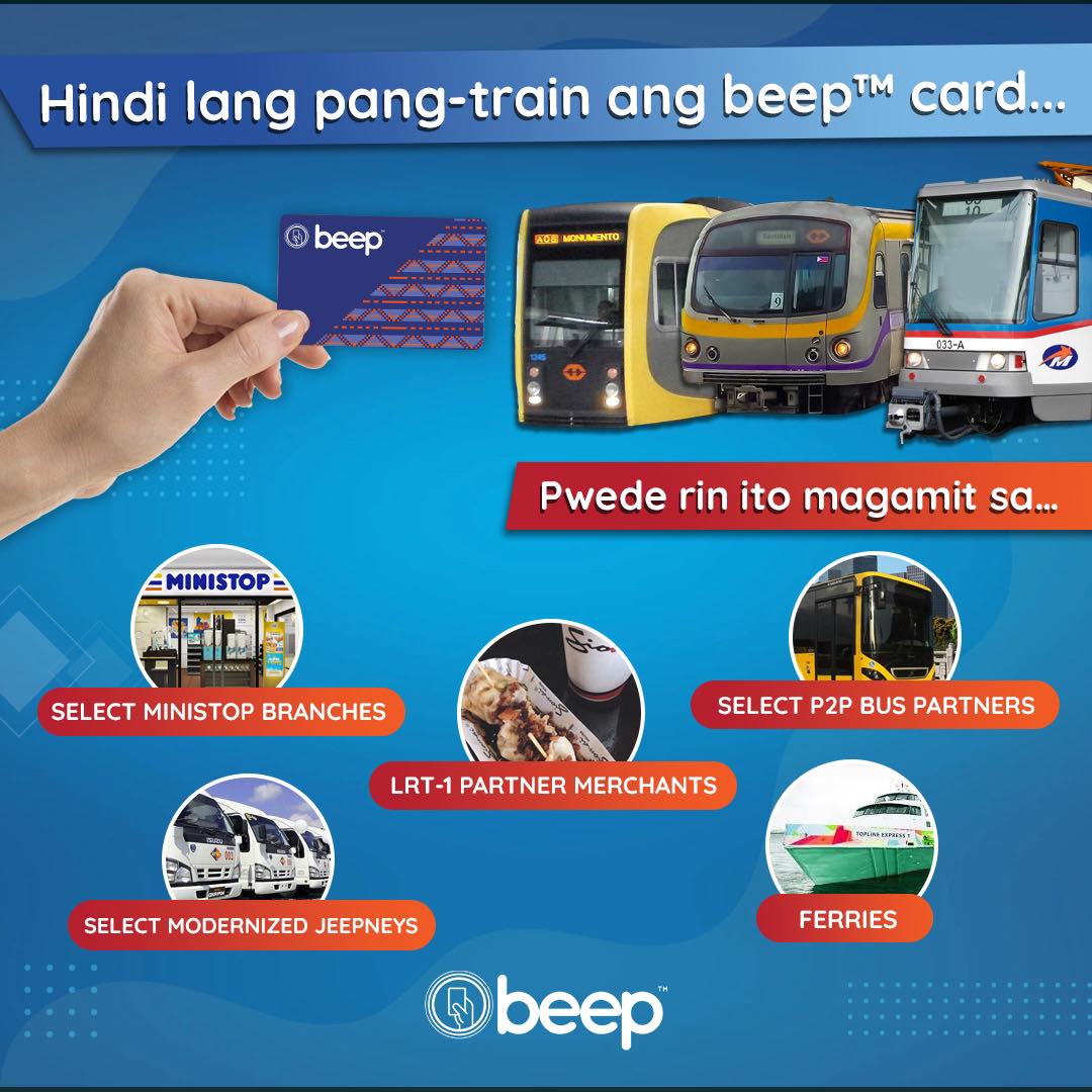 Where to Use Beep Card as Mode of Payment?