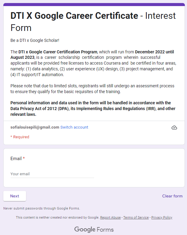 Google and DTI Offer Free Trainings and Career Certificates