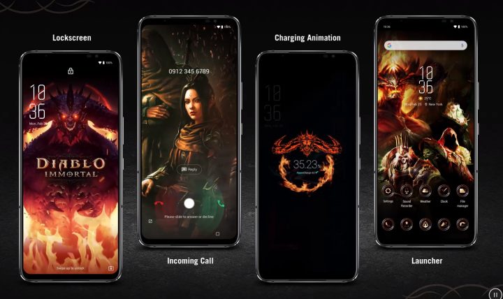 Official look of the ASUS ROG Phone 6 Diablo Immortal Edition