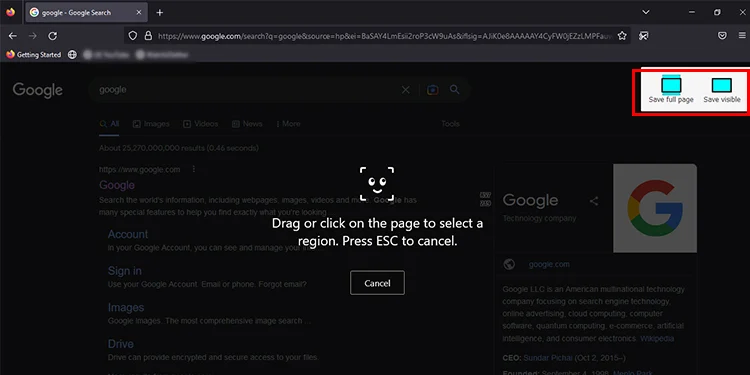 How to Take Scrolling Screenshot in Windows