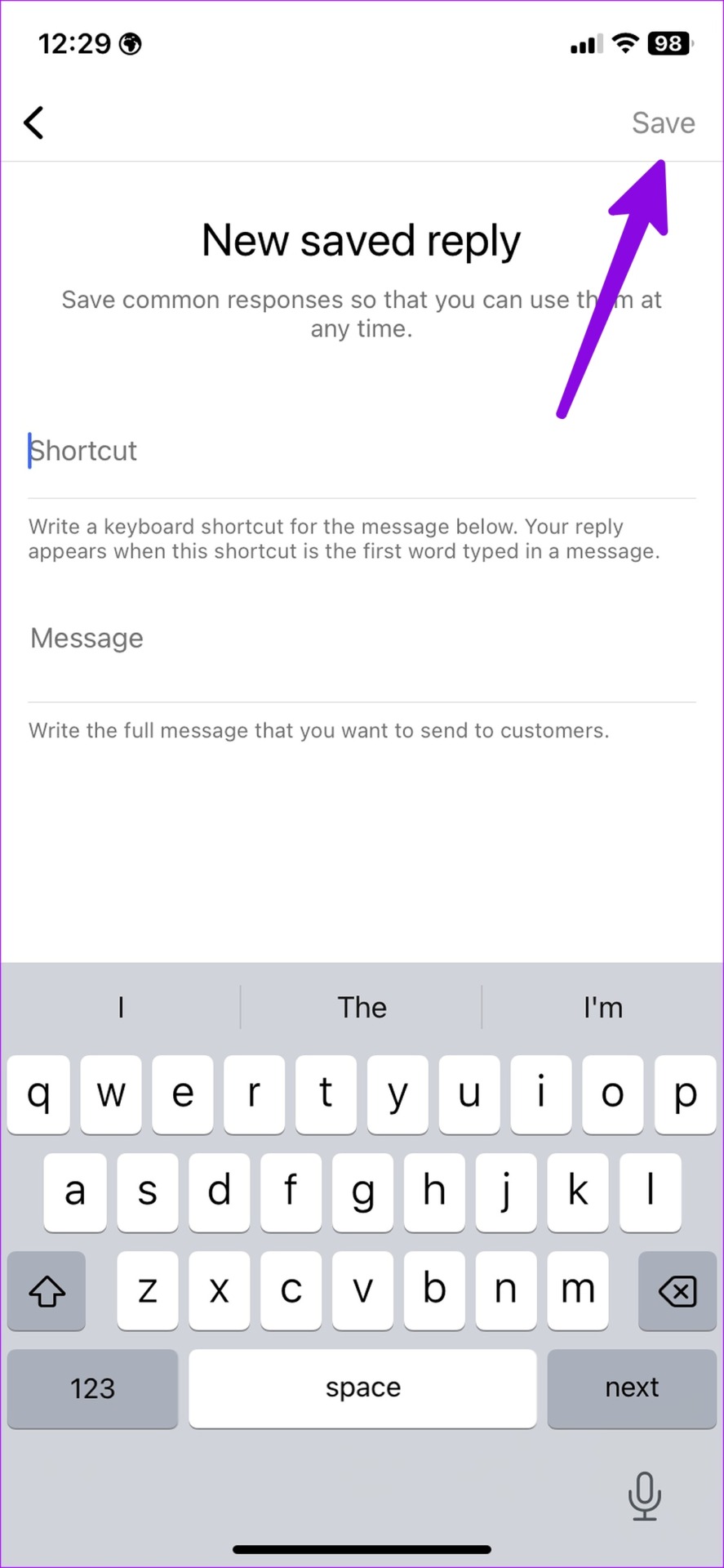 How to Create Saved Replies on Instagram