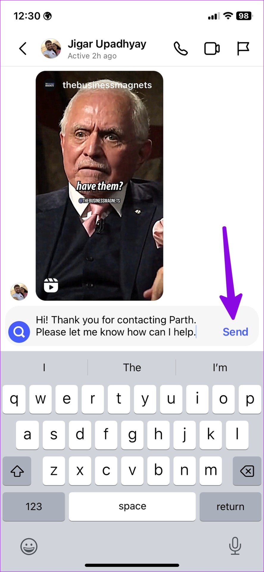 How to Create Saved Replies on Instagram
