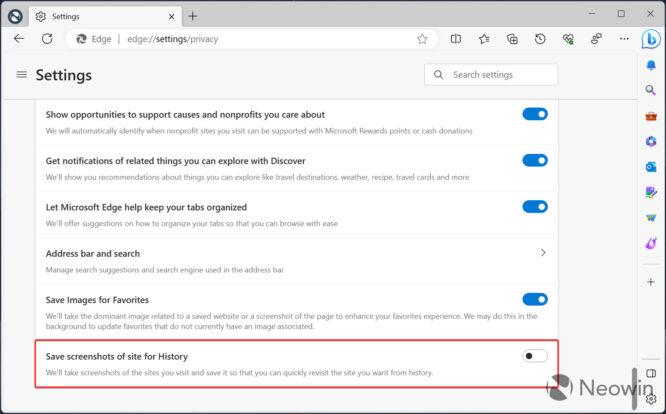Microsoft Edge Will Soon Save Screenshots of Every Webpage You Visit