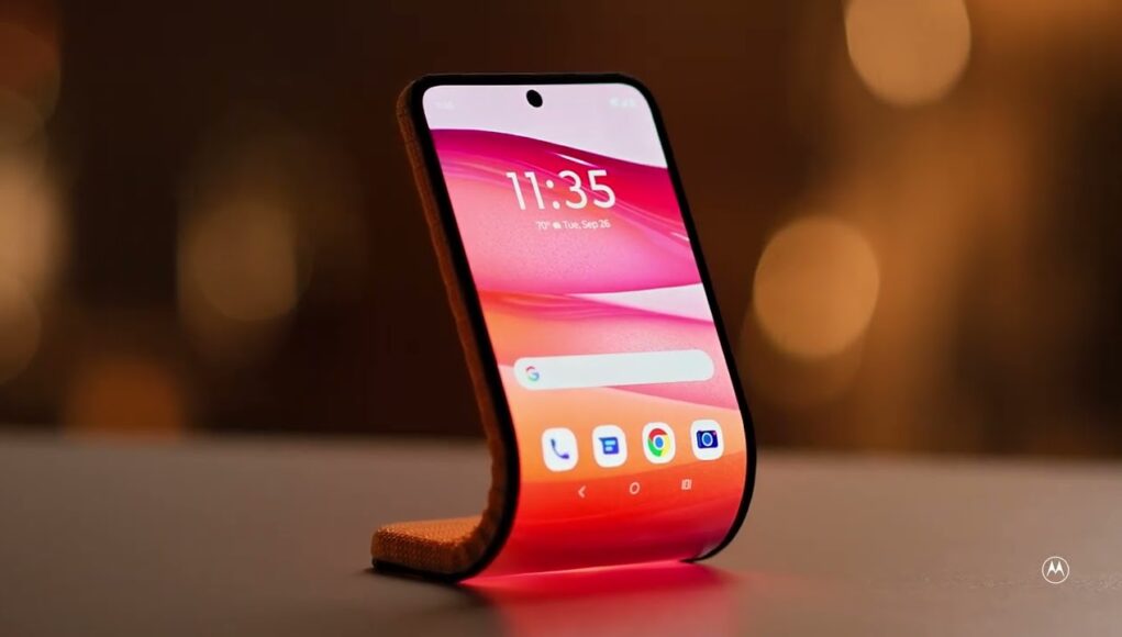 Motorola Unveils Bendable Smartphone Concept