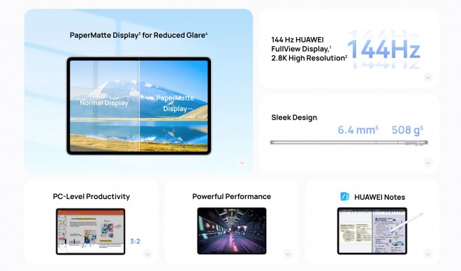 Huawei Unveils MatePad Air PaperMatte Edition