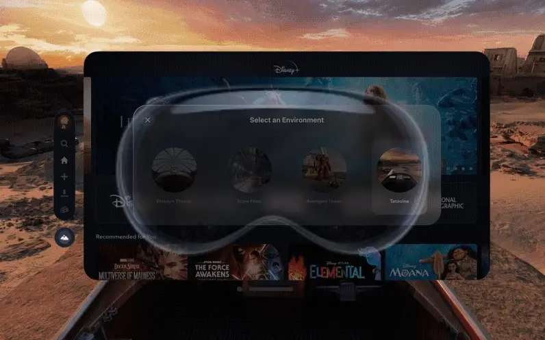 Apple Vision Pro to Debut with Disney Plus 3D Movie Collection